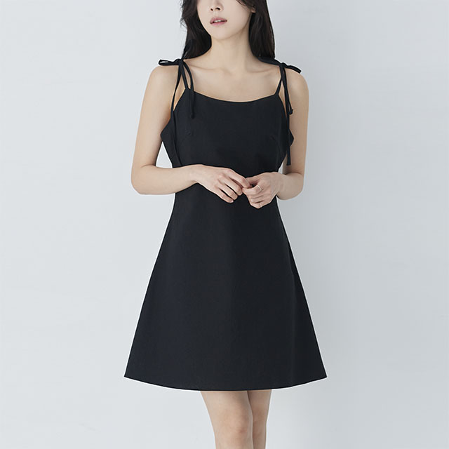 리틀마켓 라스트원 세일 린넨 블랜디드 리본 끈 나시 미니 원피스 Oe54b3 드레스 민소매 미디 블랙 화이트 아이보리 데이트 하객 결혼식 출근 오피스 휴양지 바캉스 해변