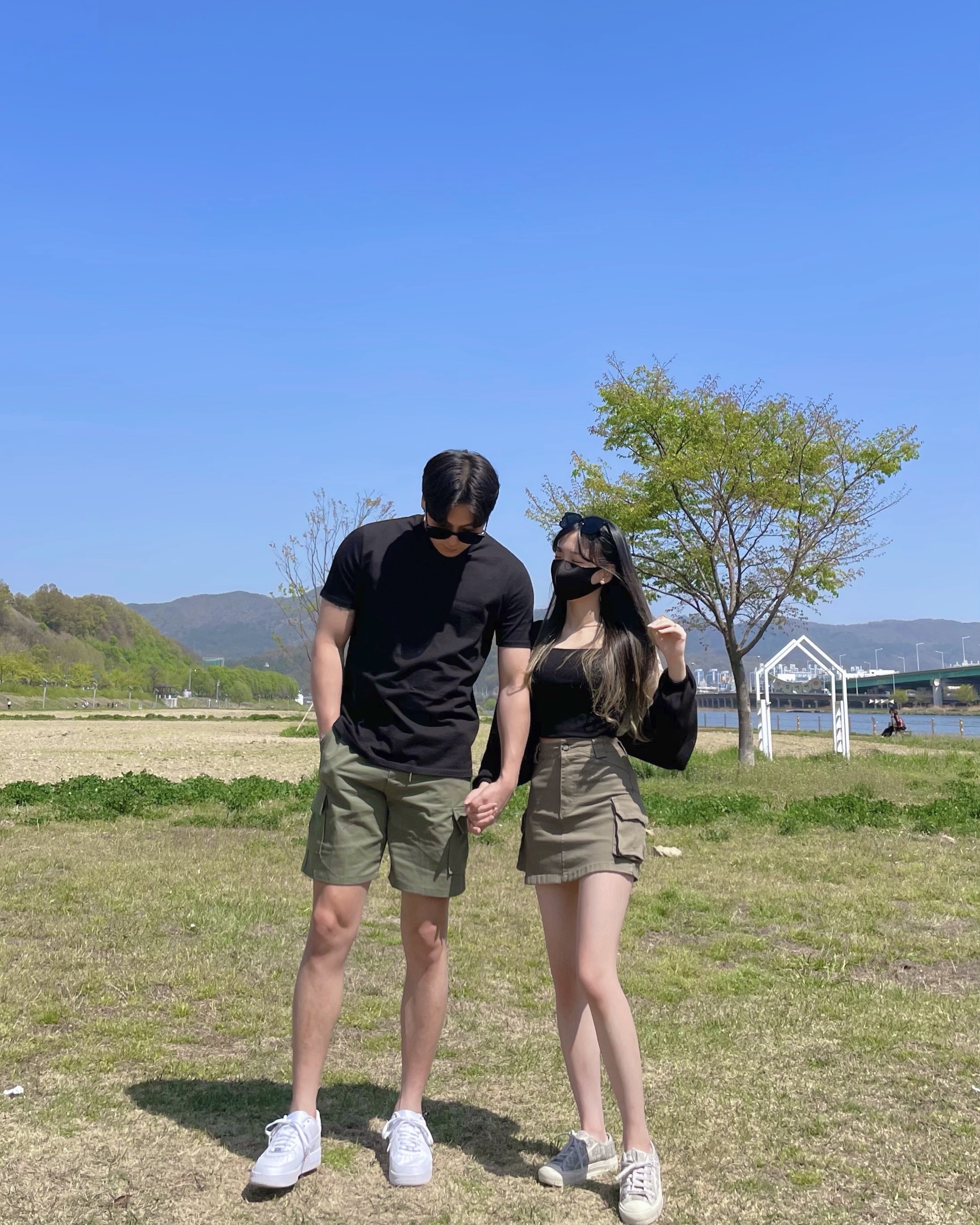 비바블 3컬러 Y2k 카고 미니 스커트 카고 반바지 여름 커플룩 커플티 시밀러룩 스트릿 남녀공용 빅사이즈 데일리 꾸안꾸 여행 데이트룩 힙 하이틴 건빵 포켓 스판 치마