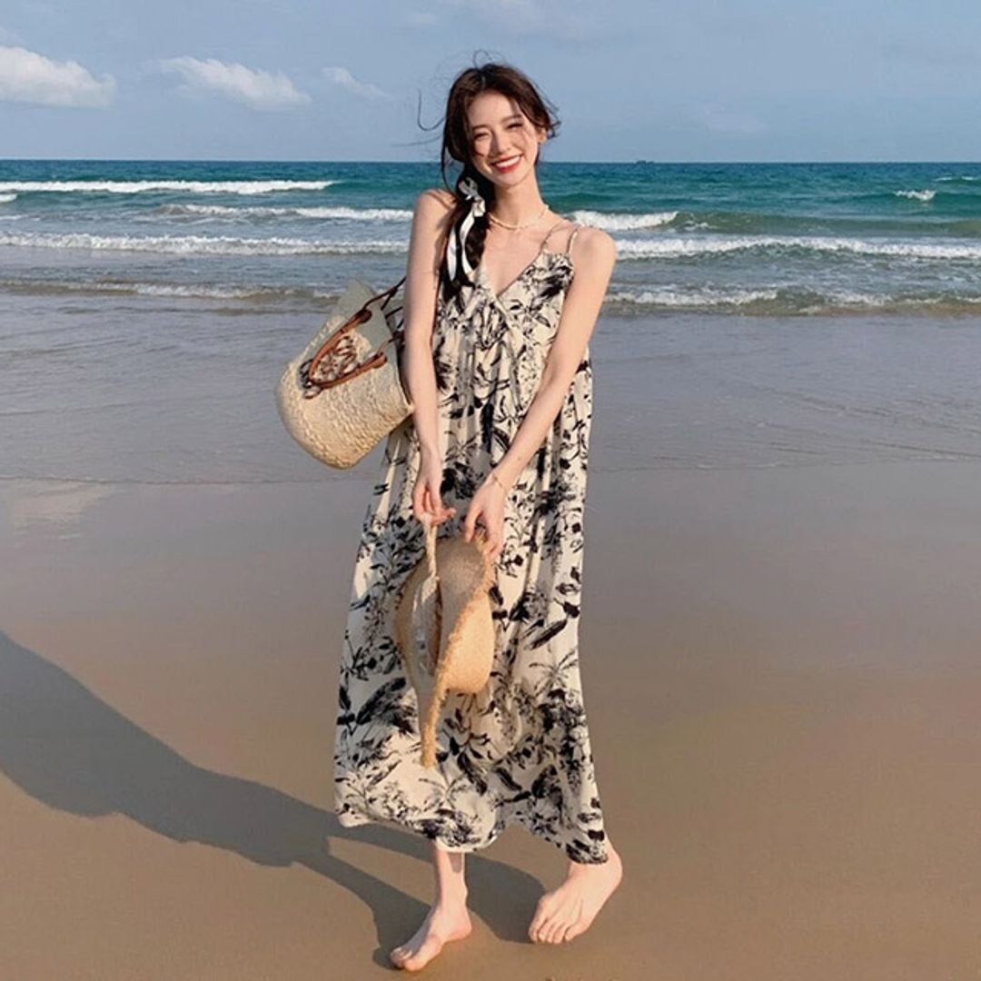포스티 미엘라 플라워 나시 원피스