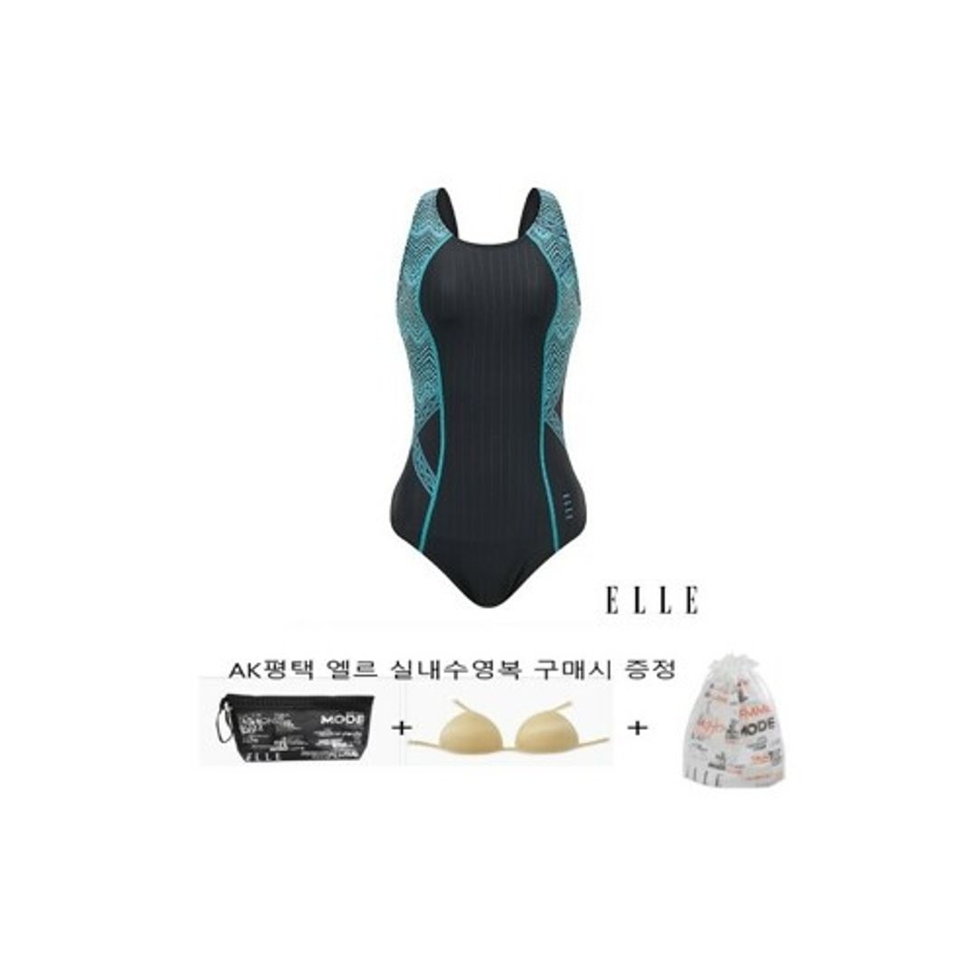 포스티 엘르수영복 여성실내원피스수영복e0sliso59 Blk