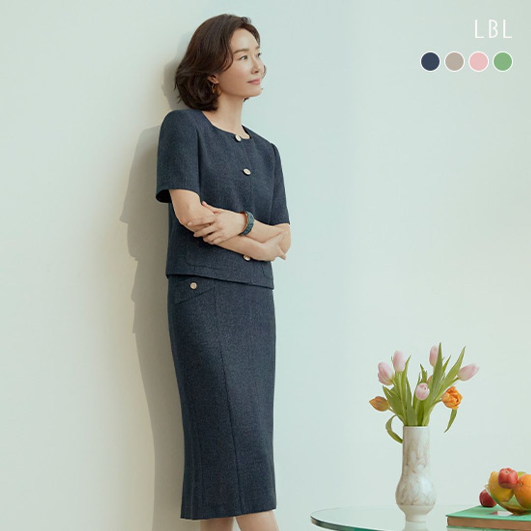 포스티 Lbl 재클린 트위드 셋업 썸머 컬렉션