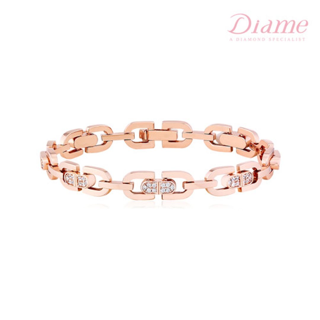 포스티 다이아미 온라인단독 아이코닉d 체인 팔찌 Ubbr1102p