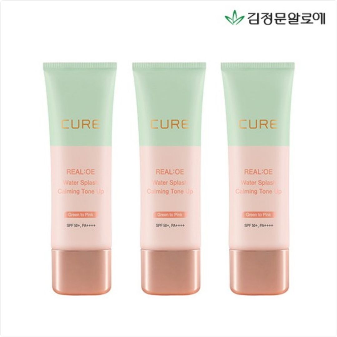 포스티 기본구성 김정문알로에 그린 진정 톤업 선크림 3통