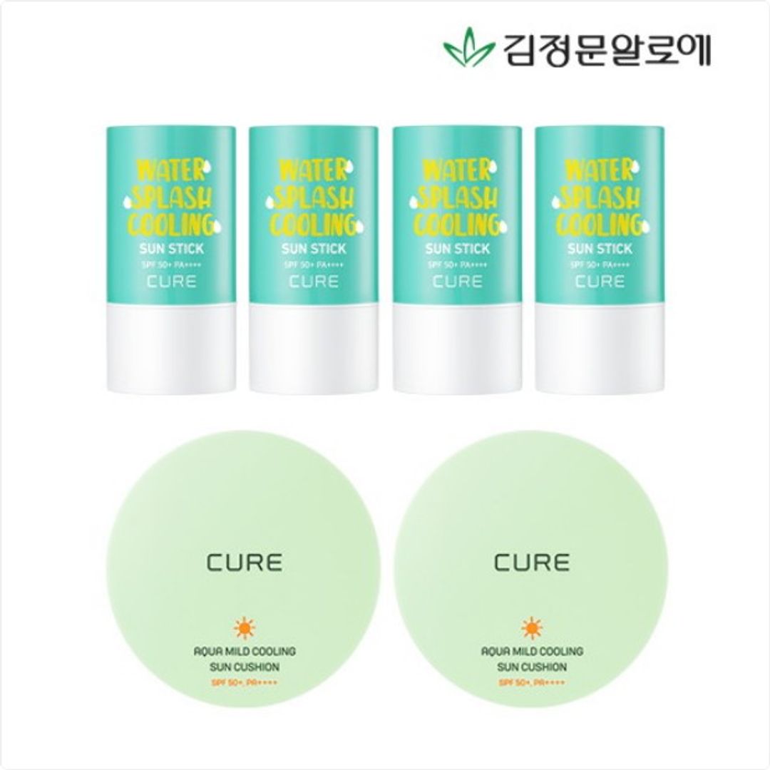 포스티 김정문알로에 워터 스플래쉬 쿨링 선스틱4아쿠아 마일드 쿨링 선쿠션2