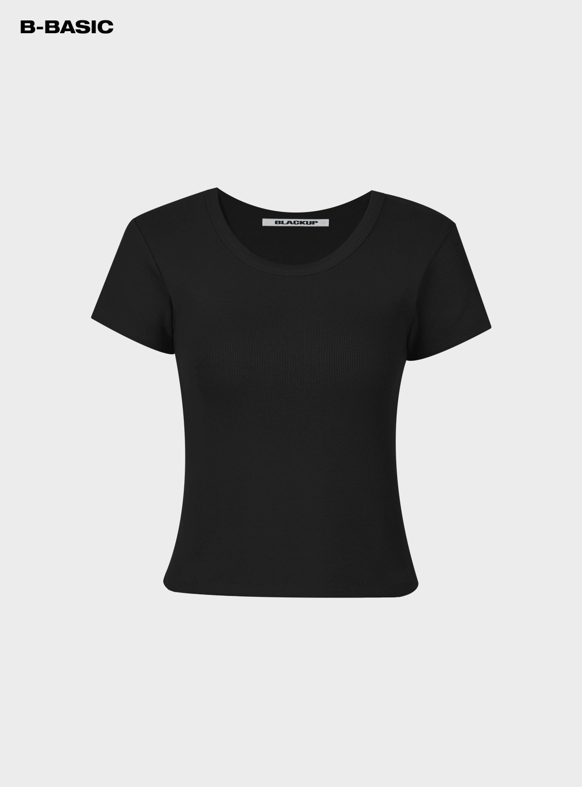 [2천장판매] [B-BASIC] 유넥 골지 반팔티 (2Size)