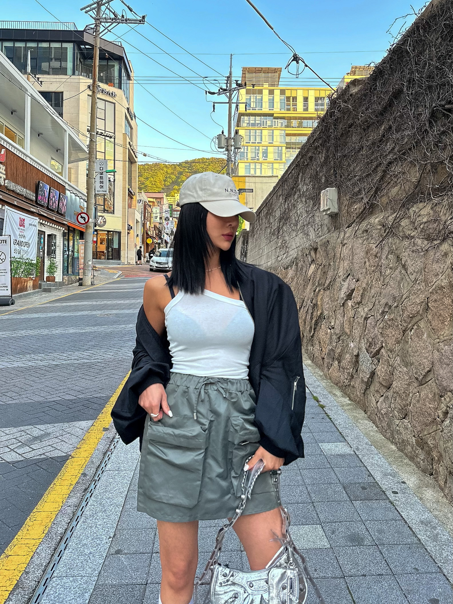 윈스 언발 나시 탑 (4col)