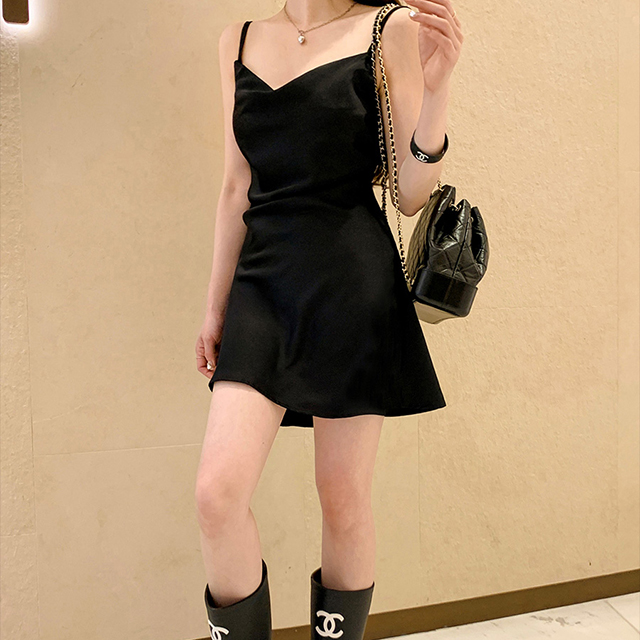 다미님 인기 미니 원피스 실크 나시 뷔스티에 베스트 셔링 프릴 무지 배색 니트 체크 스퀘어넥 레이스 브이넥 긴팔 반팔 벌룬 퍼프 바캉스 하객룩 언발 트임 리본 끈 스판