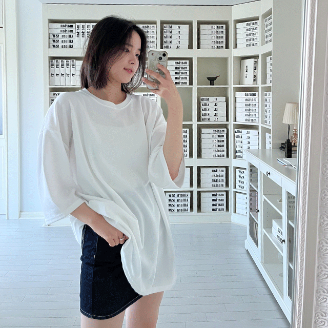 [4XL] 올핏 왕박시 데일리 박스티 4color