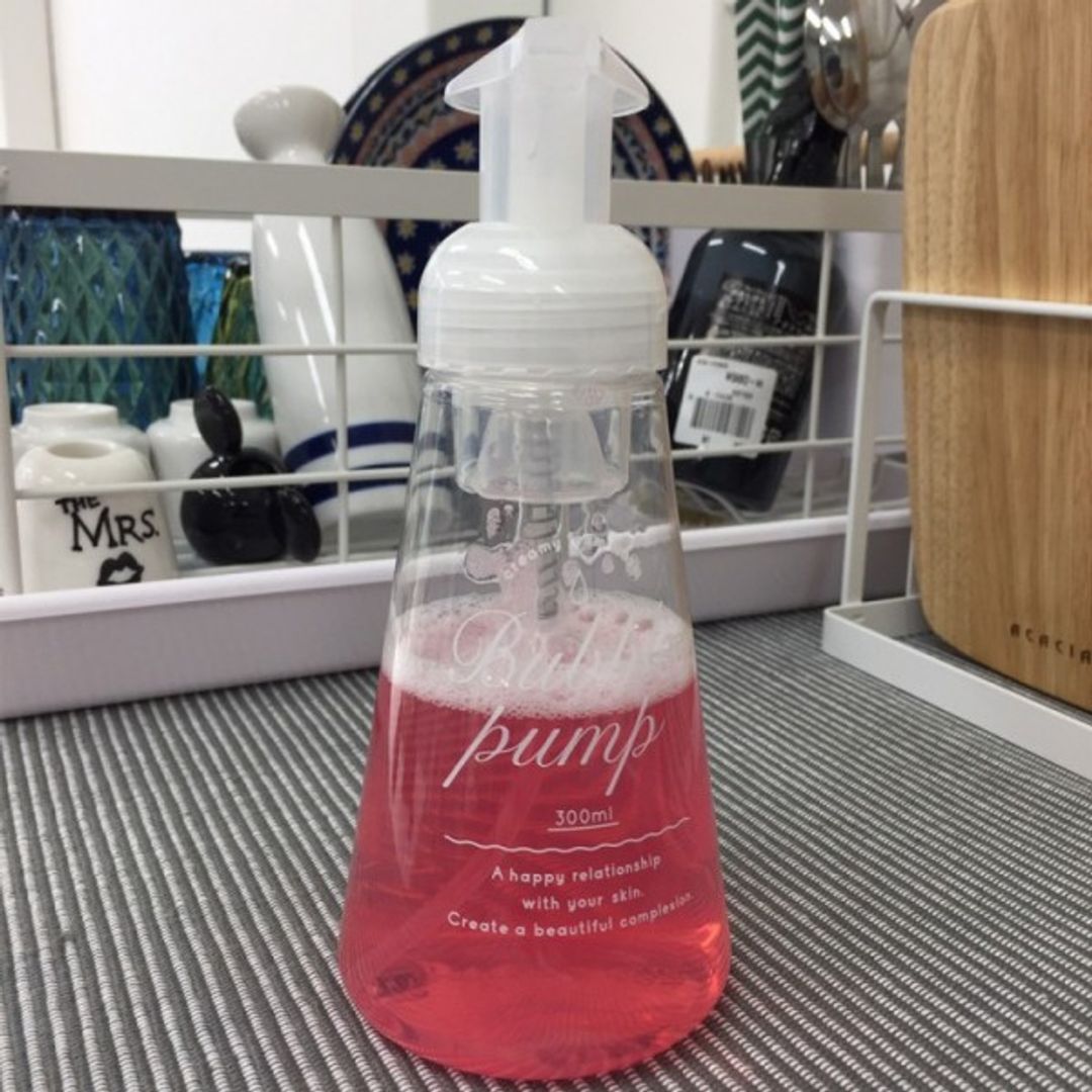 은플 Jg 퐁퐁디스펜서 세제통 욕실용리필통 세제리필통 야마다 버블펌프 세제 디스펜서