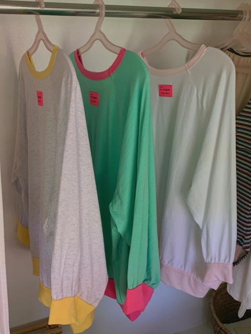 바이주베리 [MADE BY JOOBERRY] BLOCK LS TEE - 3col