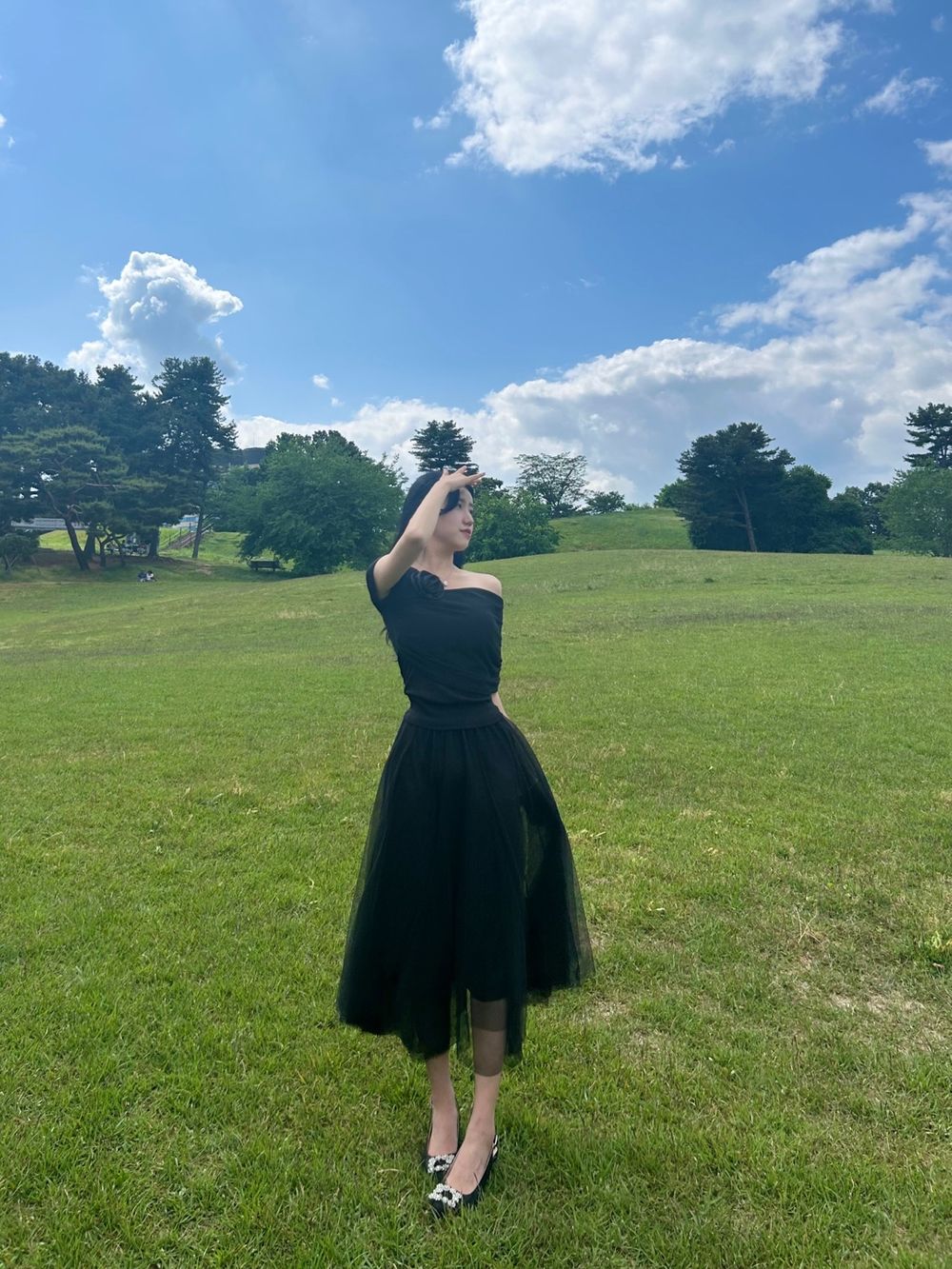쿨로젯 당일발송고퀄리티 발레리나 플레어 이중 쉬폰 샤스커트 플레어스커트 쉬폰스커트 여리핏 여름스커트 여름롱스커트 데이트