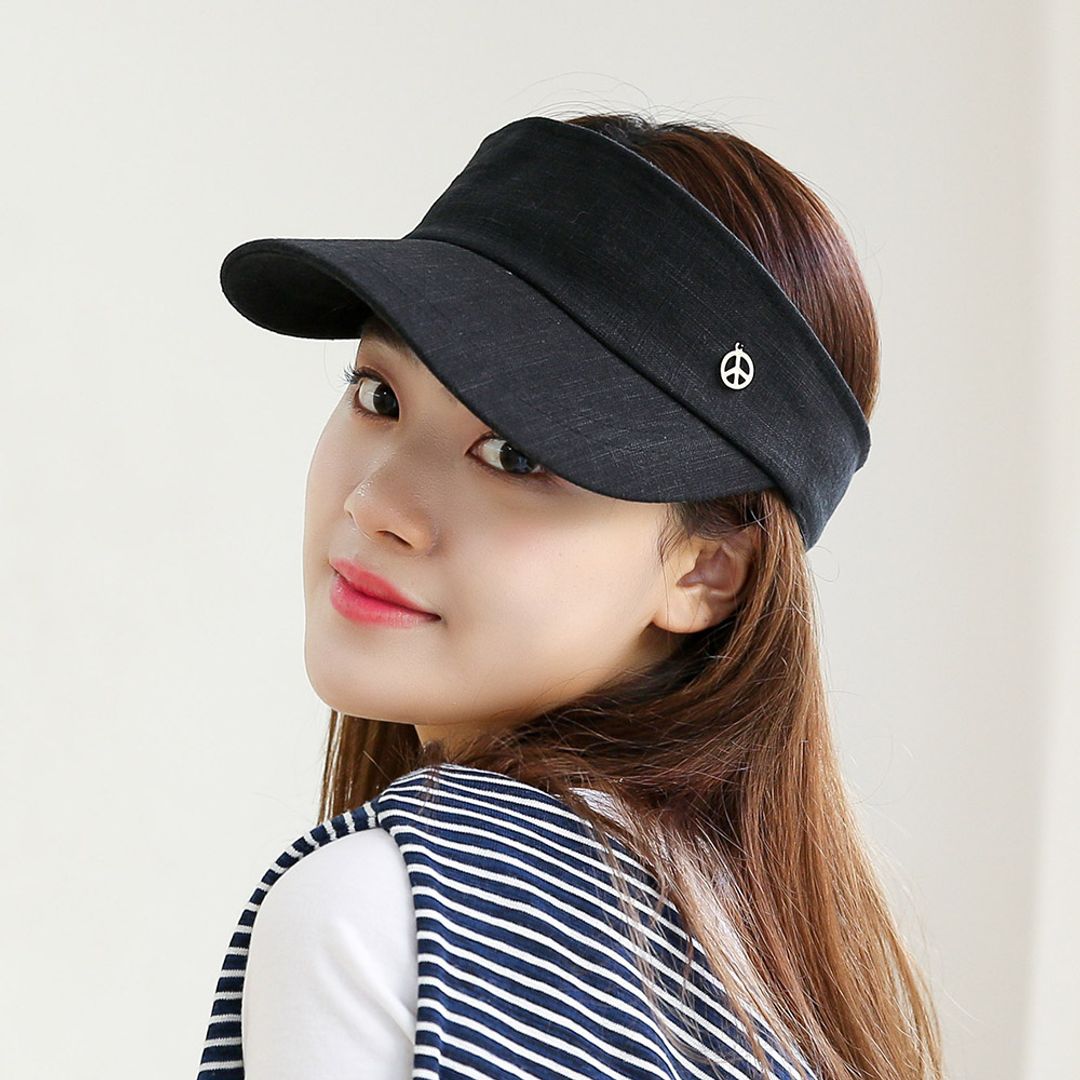 포스티 리넨던트 자외선차단모자 여성 여름 썬캡