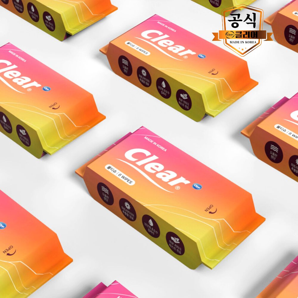 쇼우몰 1 1[clear] 프리미엄 저자극 포켓 미니물티슈 5 5팩 총10팩 휴대용물티슈 당일출고 무료배송 휴대용물티슈 비대물티슈