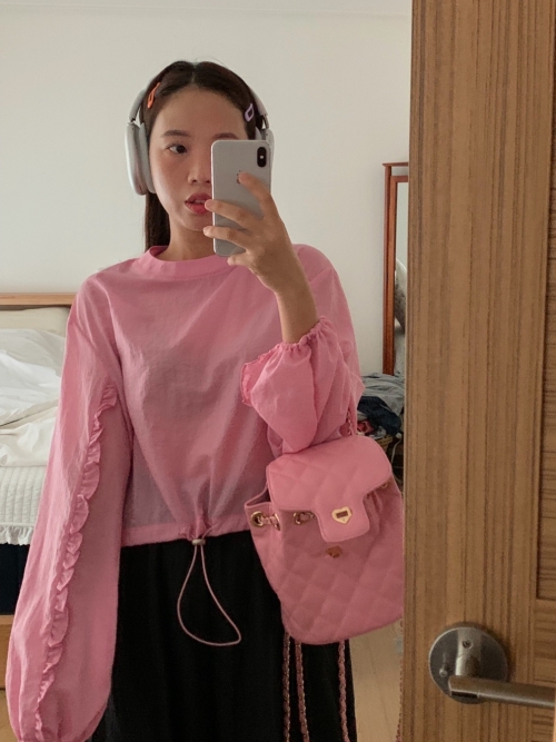 바이주베리 무스 블라우스(BL) - 2col