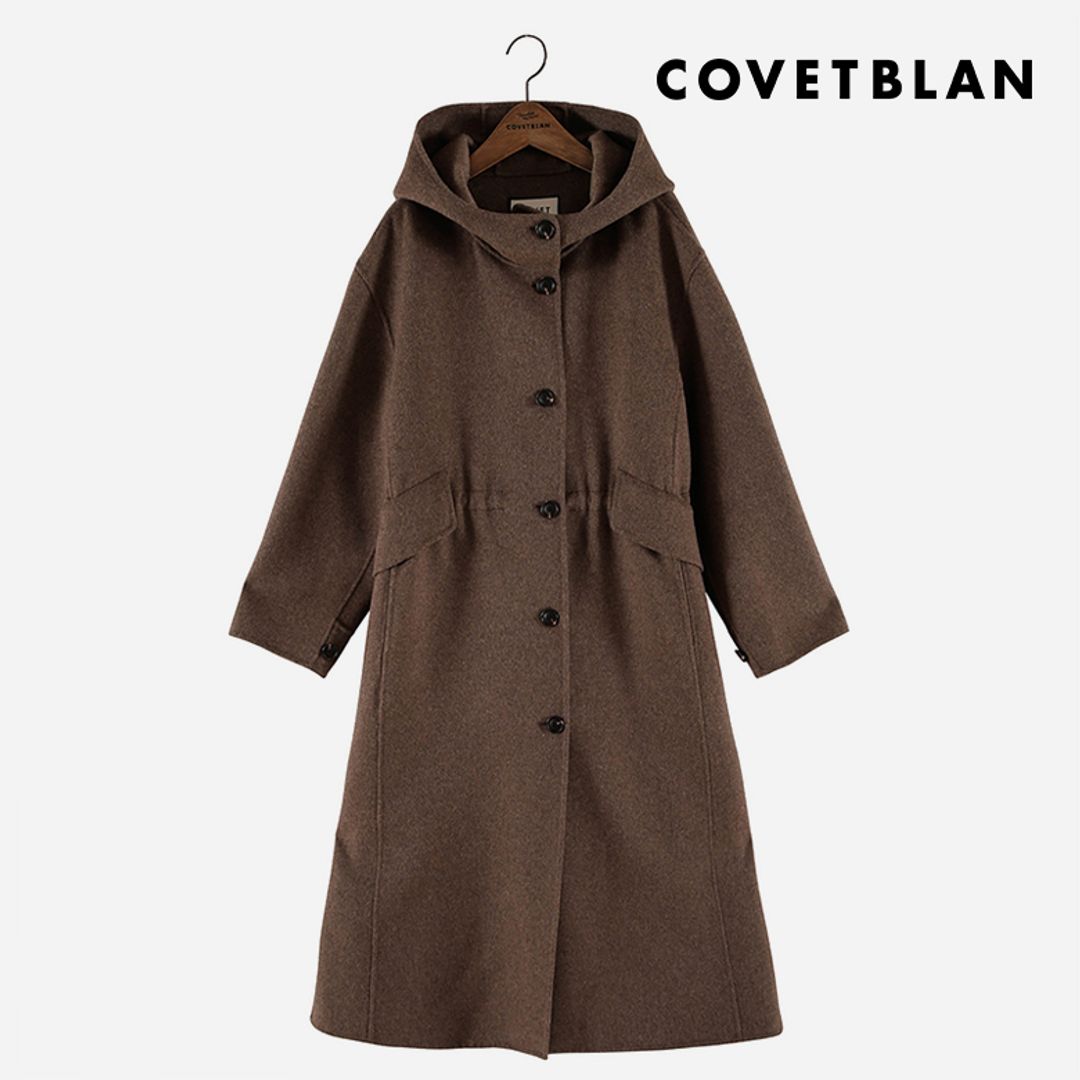 포스티 Covetblan 후드 핸드메이드 코트v216mct103w