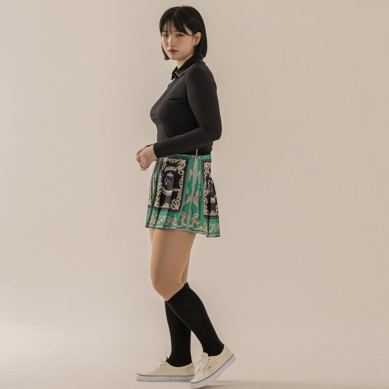 엘투엘골프 가을 여자골프웨어 골프큐롯 빅사이즈 여성골프치마 바지