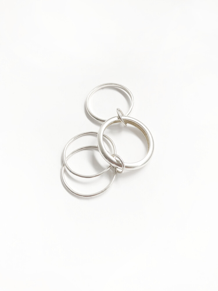 책갈피 layering ring (silver92.5)