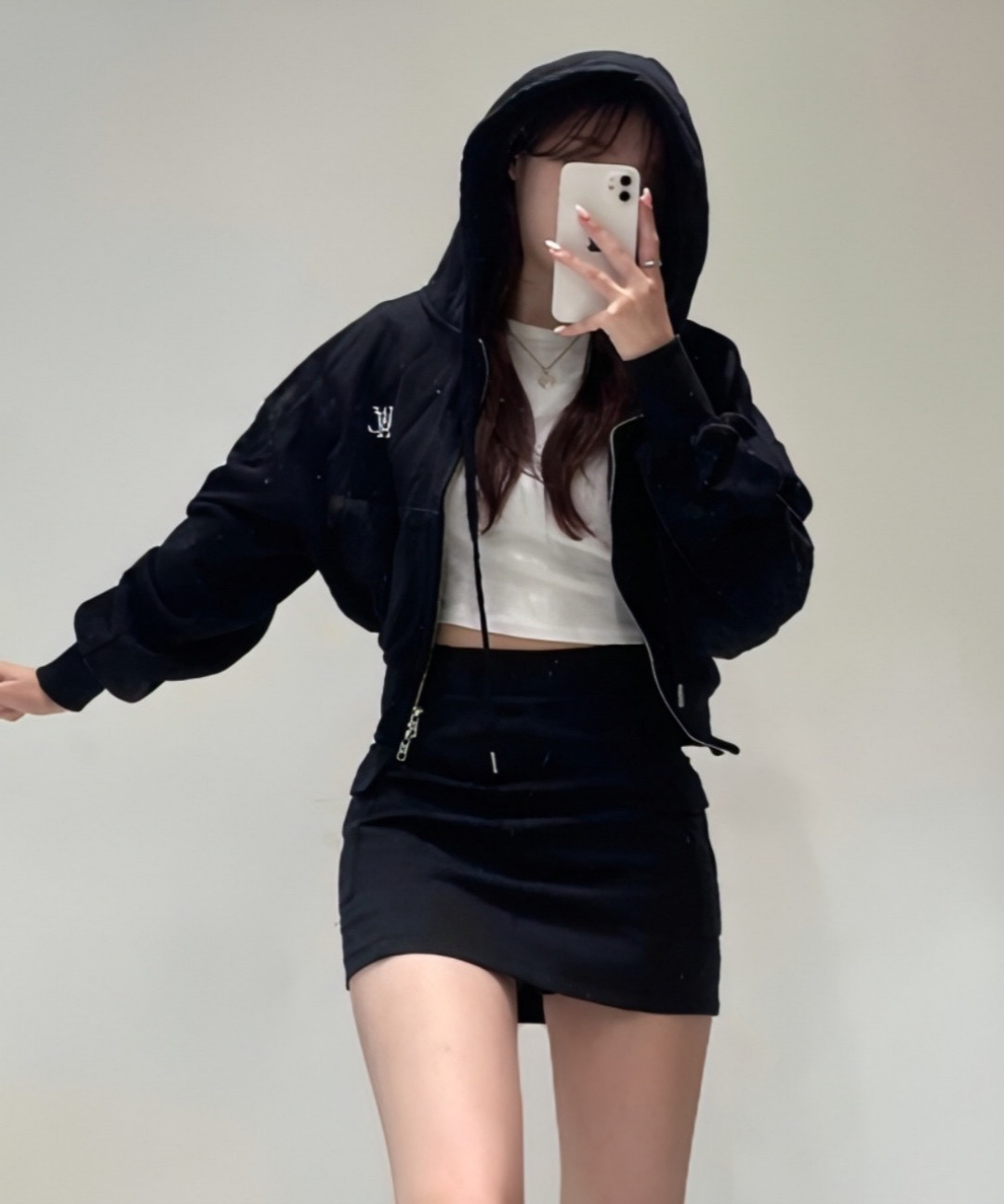 글래미 [속바지O/숏,롱2기장/S~2XL] Y2K감성 하이웨스트 포켓 카고 미니 미디 스커트 (4color)