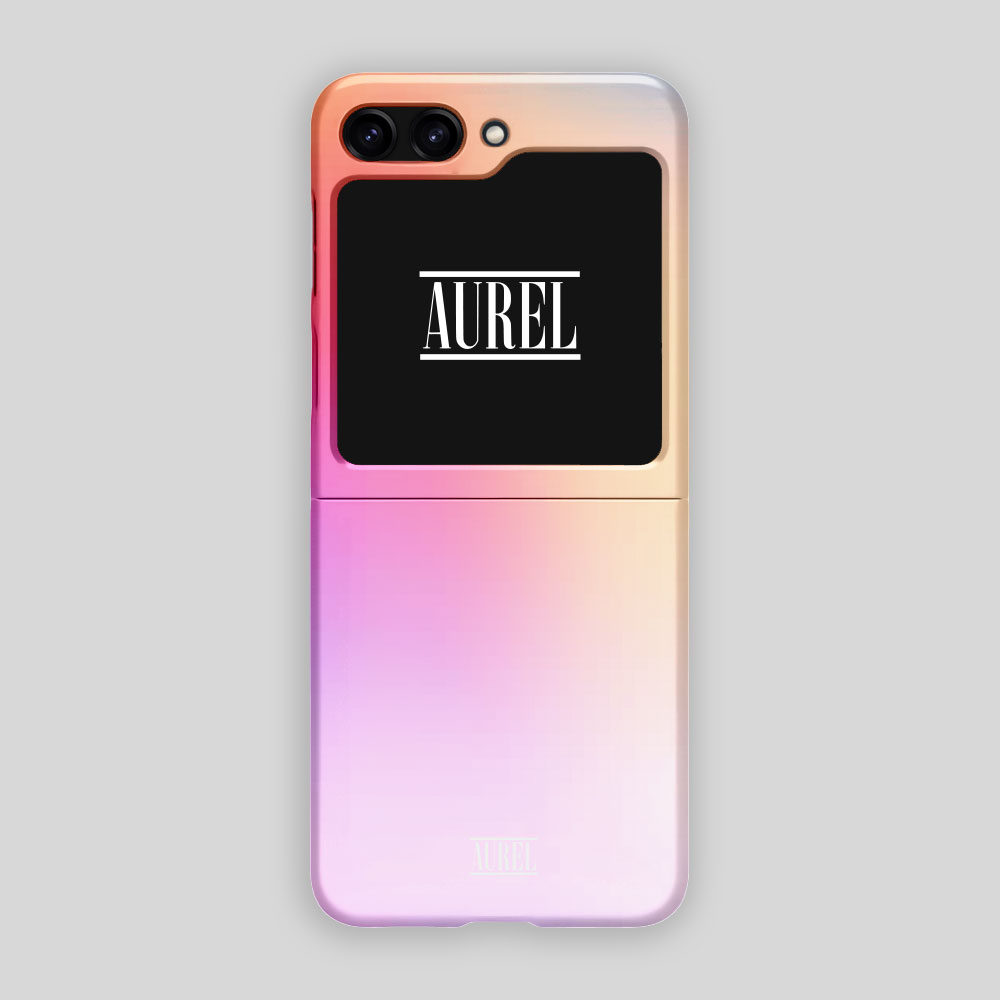 아우렐 심플 피치 Z플립5 Z플립 4 3 하드 스냅 범퍼 카드 슬림 쿠션 유광 무광 아이폰 14 갤럭시 S23 연예인 제트플립 아이돌 디자인 선물 커플 케이스 제트