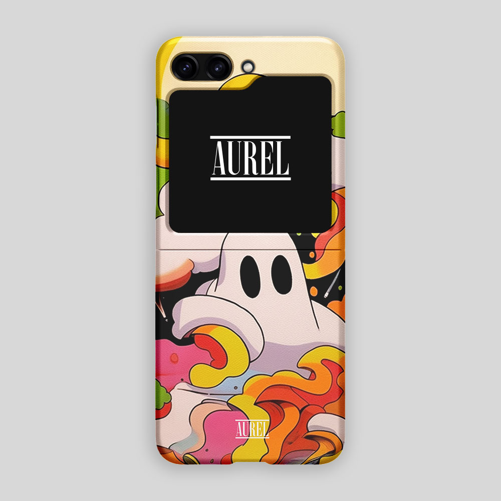 아우렐 아우렐 앗뜨거 유령온천 Z플립5 Z플립 4 3 하드 스냅 범퍼 카드 슬림 쿠션 유광 무광 아이폰 14 갤럭시 S23 연예인 제트플립 아이돌 디자인 선물 커플 케이스 제트
