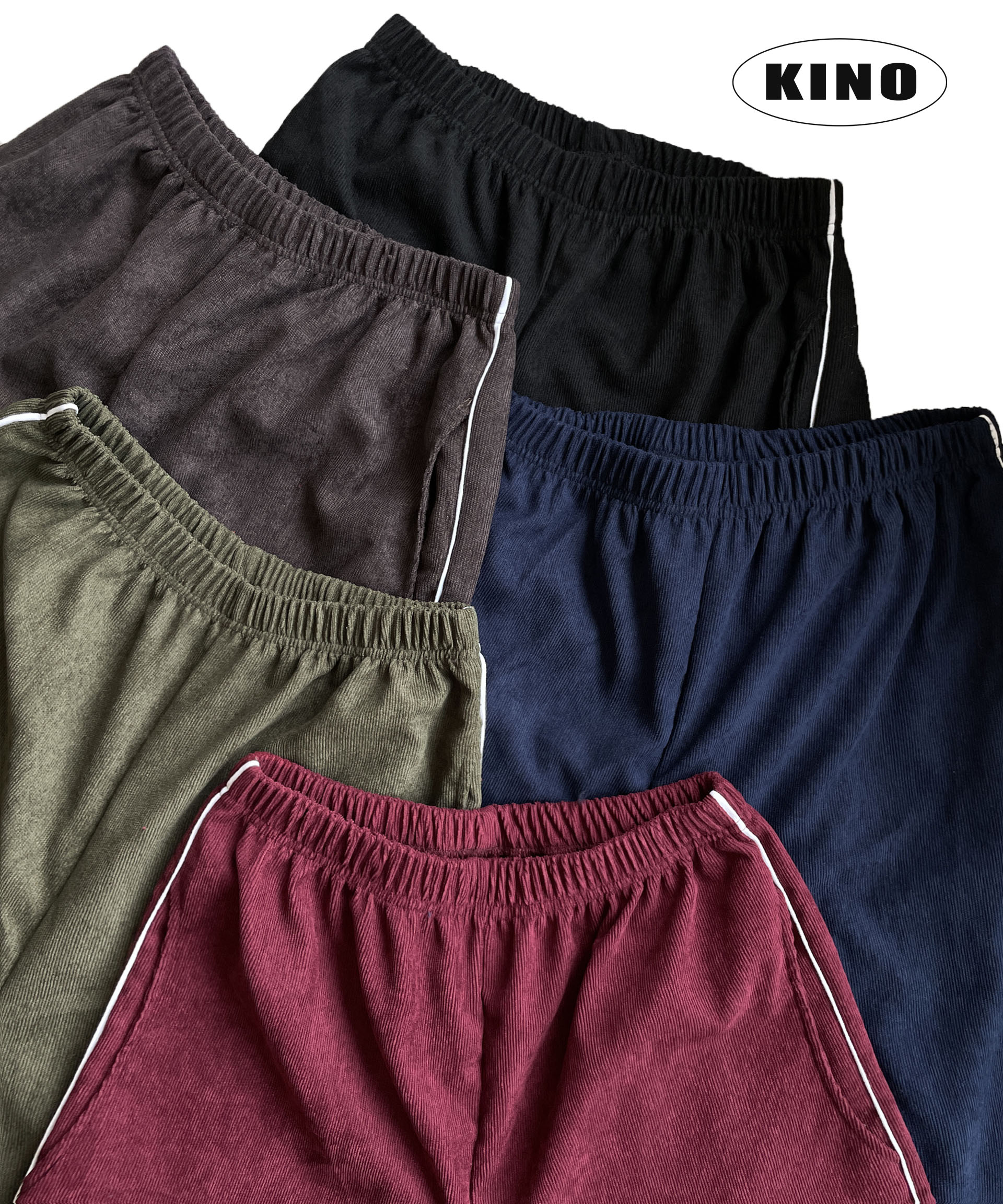 키노 (5col/당일) 코듀로이 와이드 삥줄 팬츠