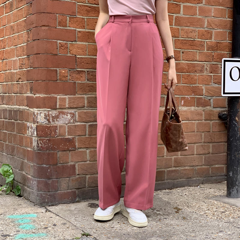 아뜨랑스 버전 아우터위크쿠폰팩 ⚡️부분 오늘출발⚡️ 1000장 돌파 자체제작 데인티 어텀 와이드 원핀턱 와이드팬츠 핀턱 팬츠 올드머니룩 가을하객 겨울하객룩