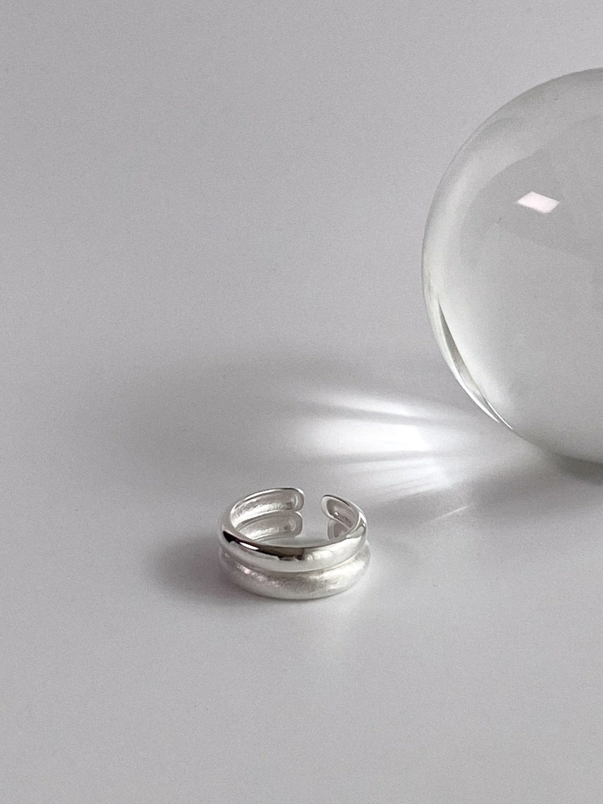 실버925 무광 유광 기본 오픈 반지 은반지 2color 실버 골드