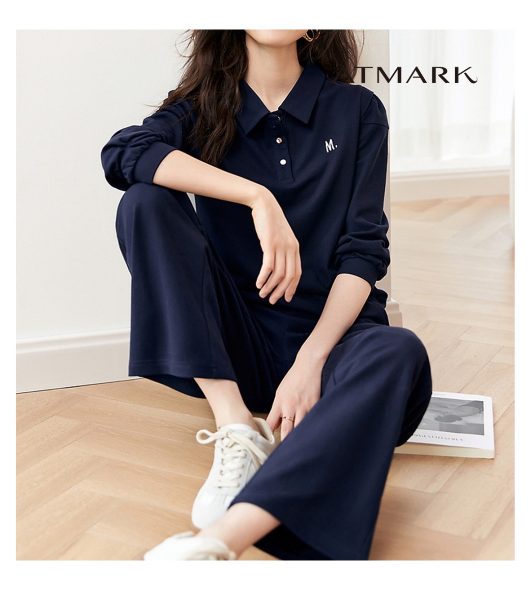 포스티 - ATMARK (77까지)어텀캐주얼카라티셔츠+팬츠SET_AA36SE006G