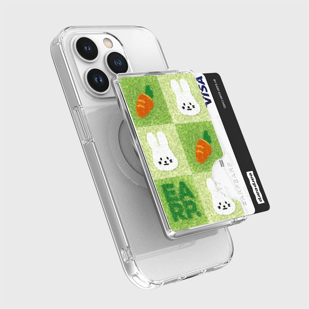 어프어프 CHECKER BOARD CARROT POPO(맥세이프-카드지갑)