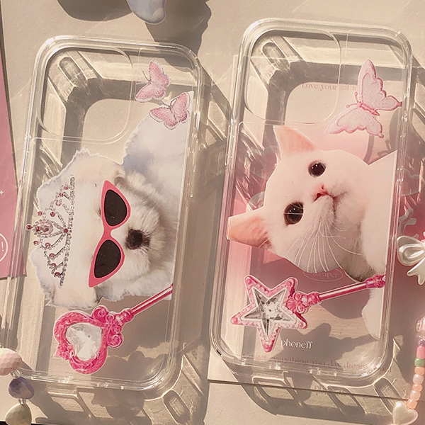 드레시백 캠벨 고양이 강아지 핸드폰 젤하드 빈티지 감성 일러스트 변색없는 집사 커플 휴대폰 아이폰케이스 X Xr Xs 11 12 13 14 15 미니 프로 플러스 맥스