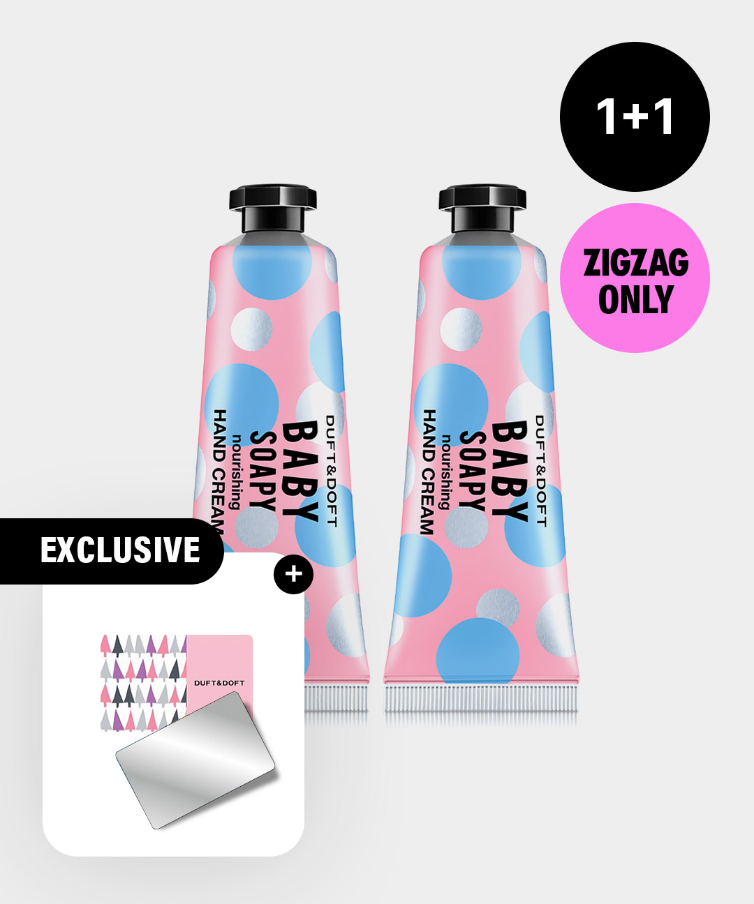 더프트앤도프트 [MD PICK] [1+1] 더프트앤도프트 너리싱 핸드크림 베이비소피 50ml +(카드거울 증정)