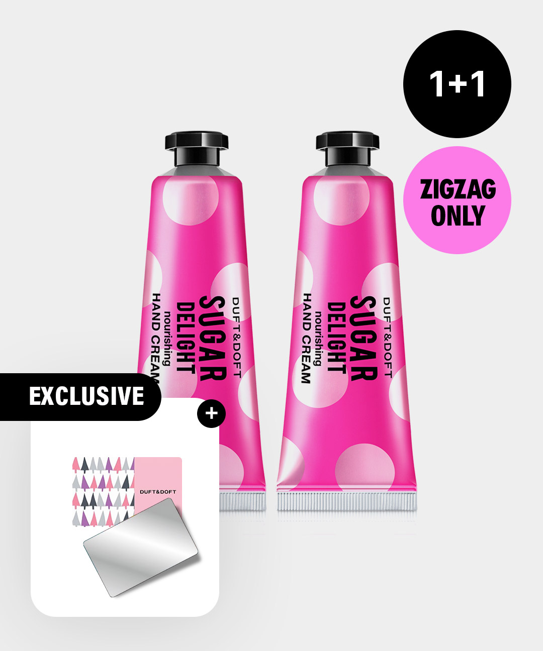 더프트앤도프트 [MD PICK] [1+1] 더프트앤도프트 너리싱 핸드크림 슈가딜라이트 50ml +(카드거울 증정)