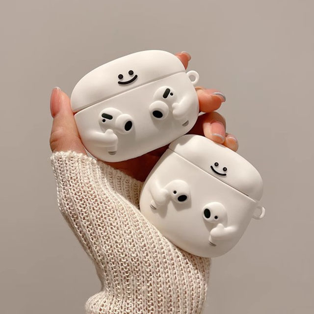 올마이라이프 초귀염말랑말랑 실리콘 스마일 뽈록 키퍼 캐릭터 펭귄 전기종 1세대 2세대 3세대 프로케이스 에어팟케이스 커플 우정 친구선물