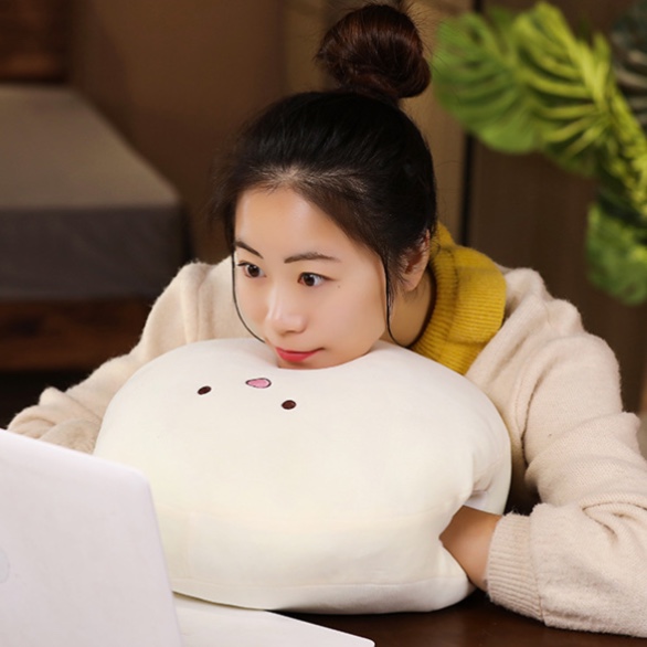 부카즈 bookaz 모찌 낮잠 쿠션 손넣는 베개 사무실 학생 수면 인형