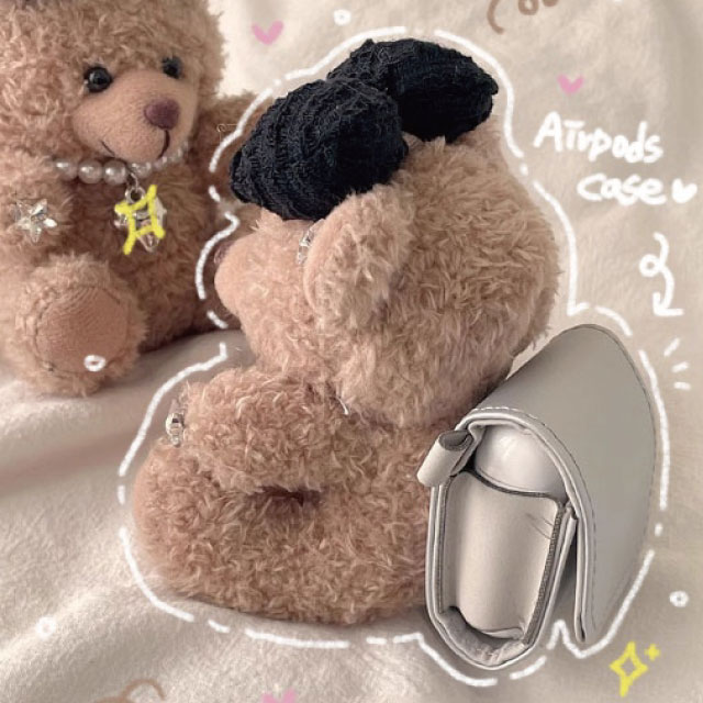 나인틴프라이데이 에어팟4 출시 ️ 당일 출고 곰돌이 곰인형 키링 에어팟 케이스 키링 털케이스 에어팟2세대 에어팟3세대 에어팟프로 에어팟프로2 프로 프로2 친구 생일 선물