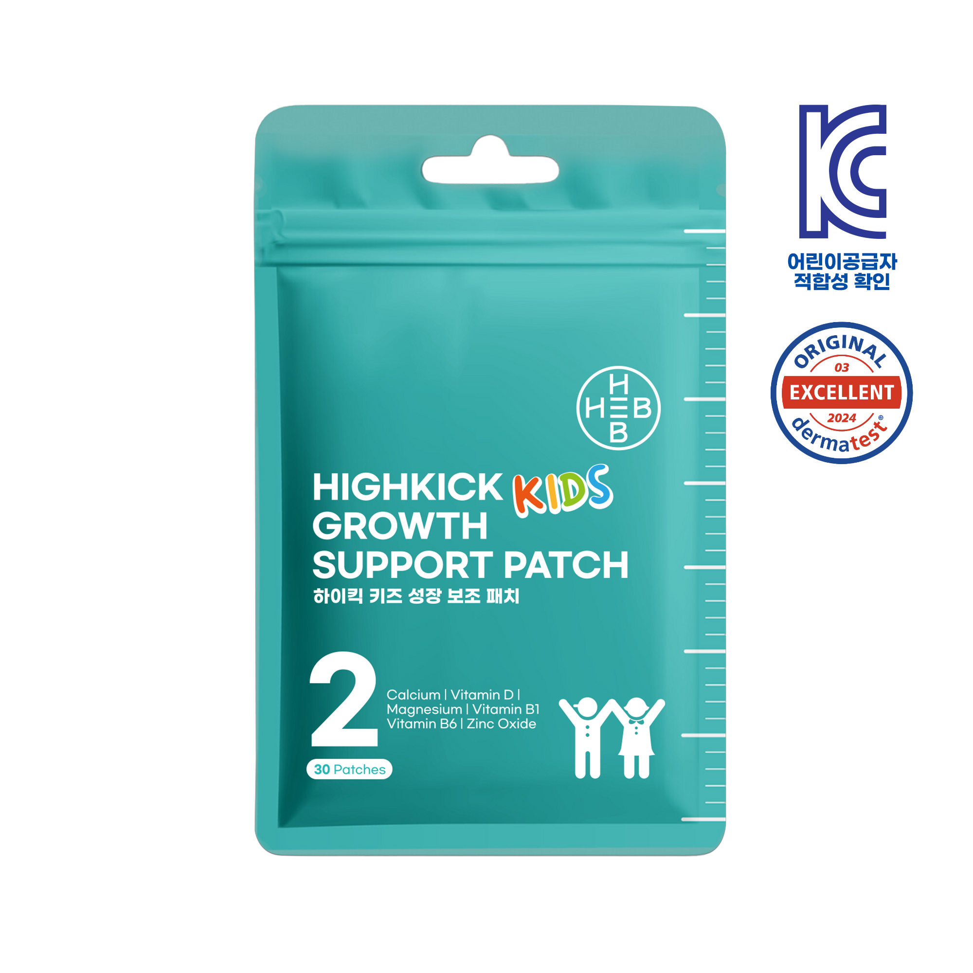 햅 HEB 햅 하이킥 키즈 성장 보조 패치 30매입