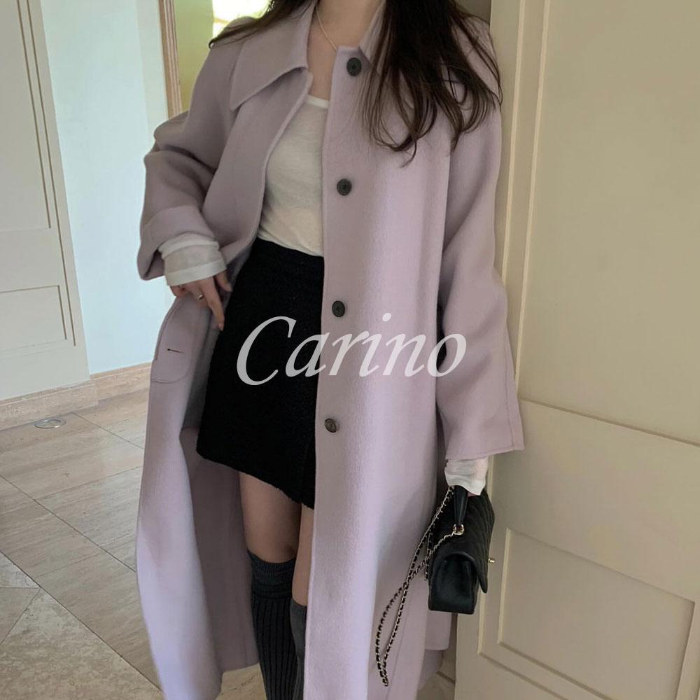 까리노 (당일/무료배송) 재진행 프리티영띵 pyt 히든 싱글 핸드메이드 코트 울 90% 프영띵 (4color)