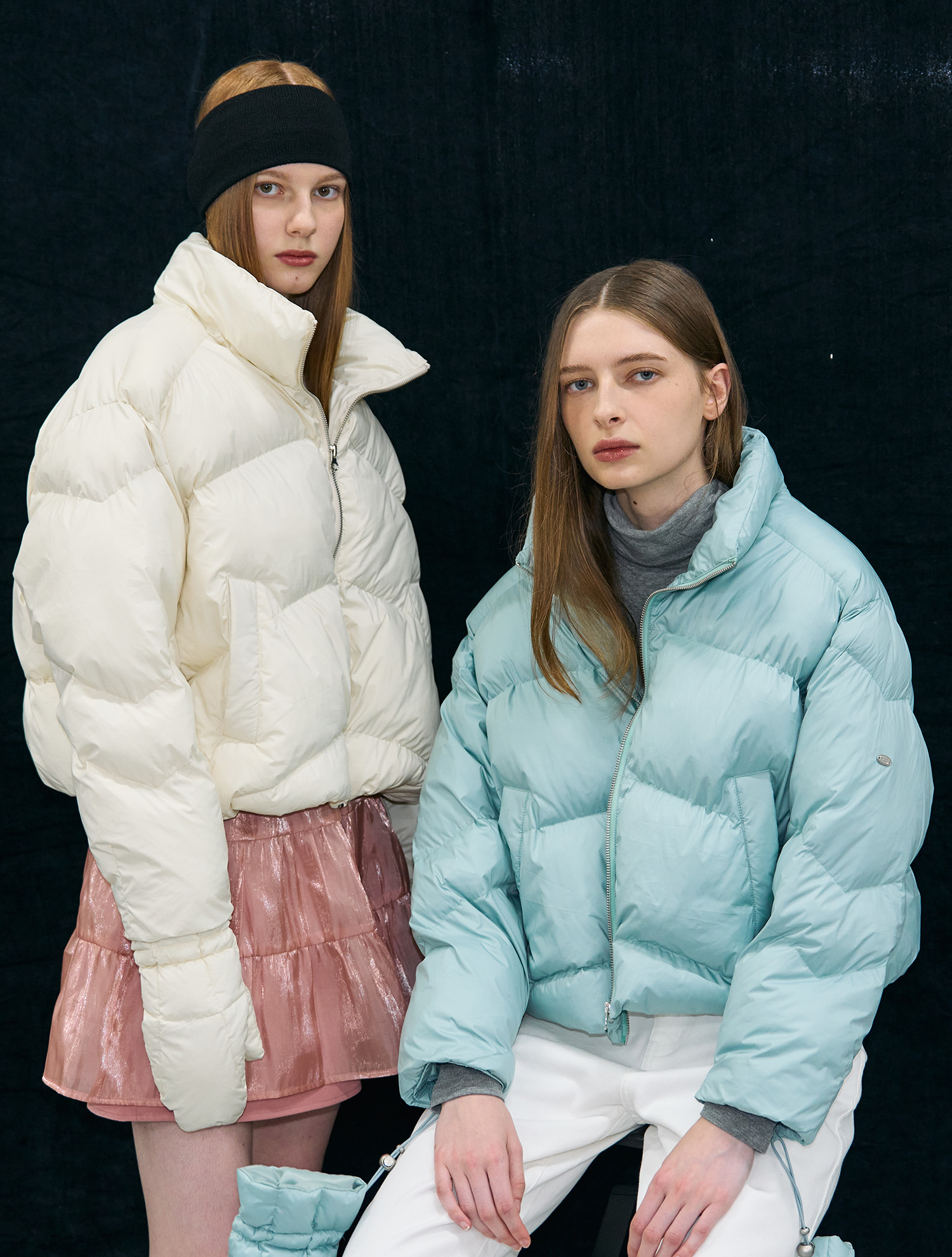 제너럴아이디어 WOMAN 글러브 세트 숏 푸퍼 [4COL]