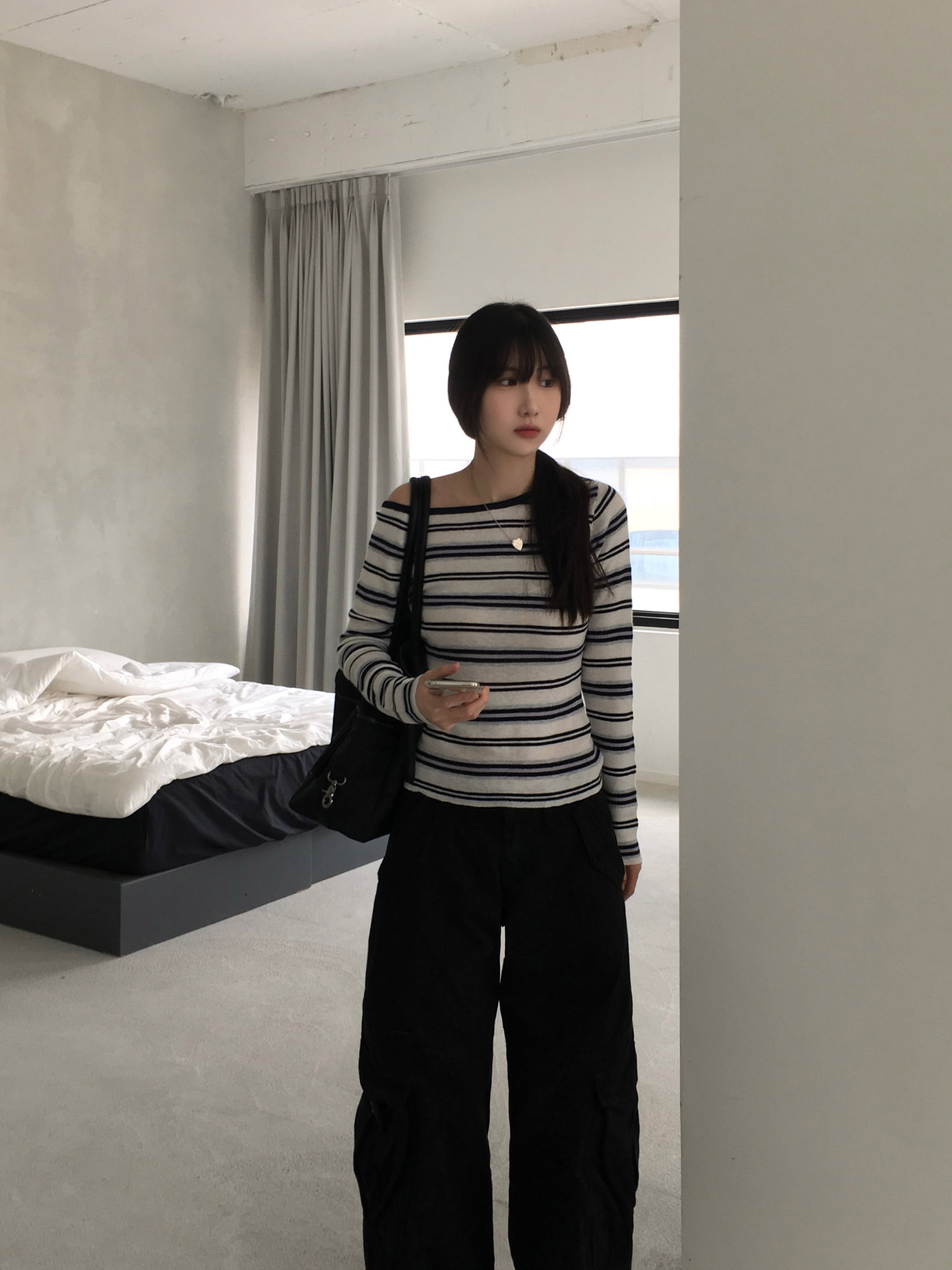 키튼 스트라이프 오프 nt (one color)