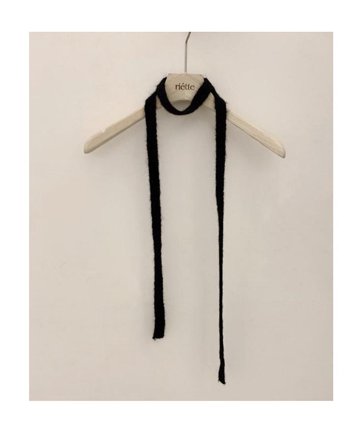 비엔느 [당일] riette 리에뜨 니트 타이 머플러 (3c) 아이보리 당일발송