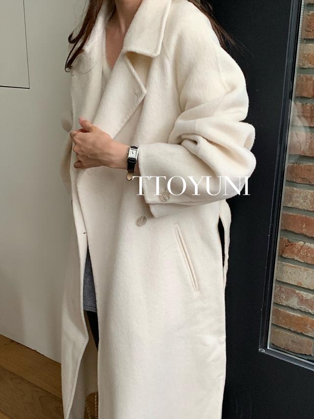 떠유니 (SALE/당일) 리에뜨 노아 핸드메이드 코트 울 캐시미어 riette (3col) 떠유니