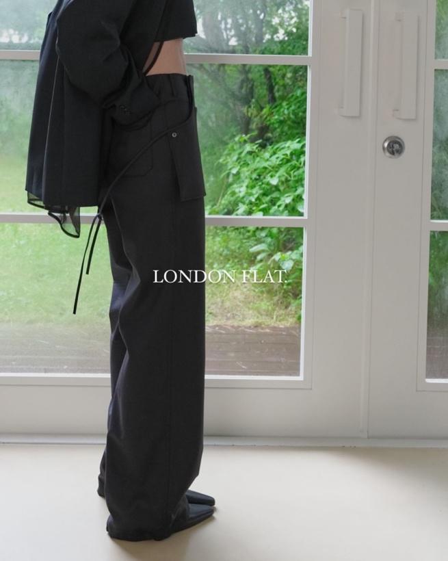 씨엘쇼룸 런던플랏 파나 스트링 팬츠 2color 24FW