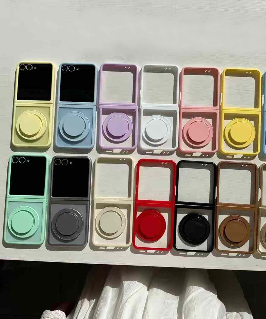 모이몰 갤럭시 Z플립6 Z플립5 Z플립4 Z플립3 맥세이프 스마트 그립 톡 세트 컬러 투명 하드 범퍼 제트플립 지플립 6 5 4 3 심플 커플 우정 플립6 케이스