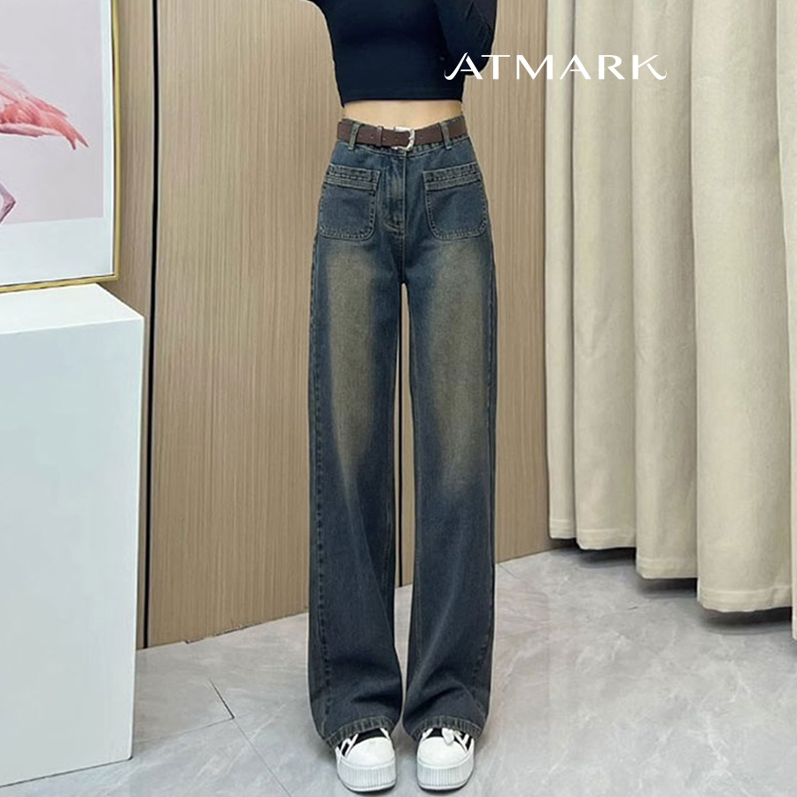 앳마크 ATMARK 스트레이트워싱포켓팬츠_AA49PT008G