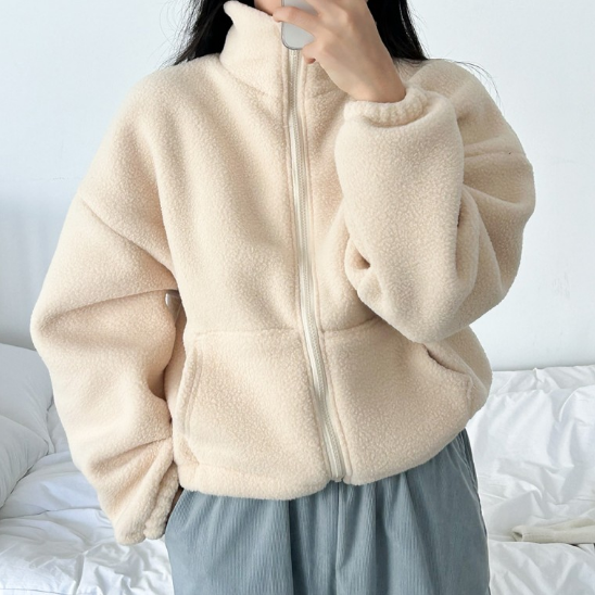 메가플레이스 오버핏3컬러 뽀글이 양털후리스 집업 점퍼 벌룬소매 플리스자켓 플리스집업 양털자켓 봄 간절기 뽀글이점퍼 아방핏 루즈핏 후리스점퍼 데일리룩 출근룩 스쿨룩