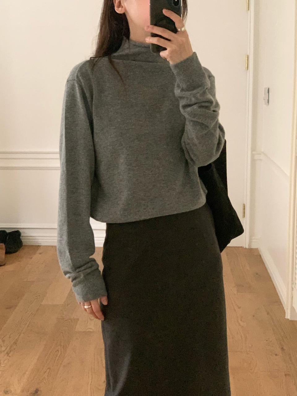 바이안 fllanel 플라넬 투웨이 폴라 가디건 캐시미어 터틀넥 긴팔 cd (3 color)