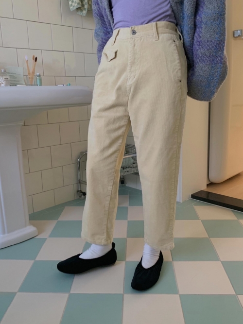 바이주베리 코듀로이 밴딩 팬츠 (S/M/L) - 2col