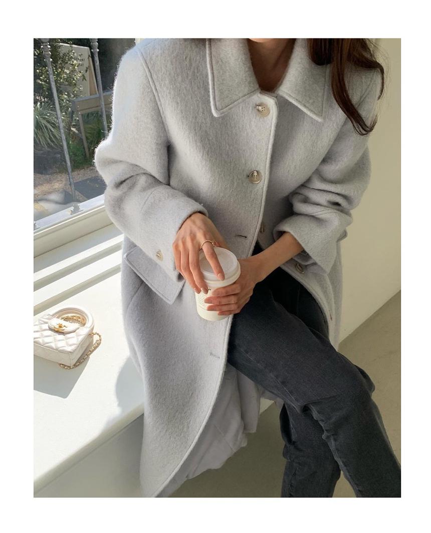 비엔느 riette 리에뜨 모그 모헤어 롱 코트 (2c)