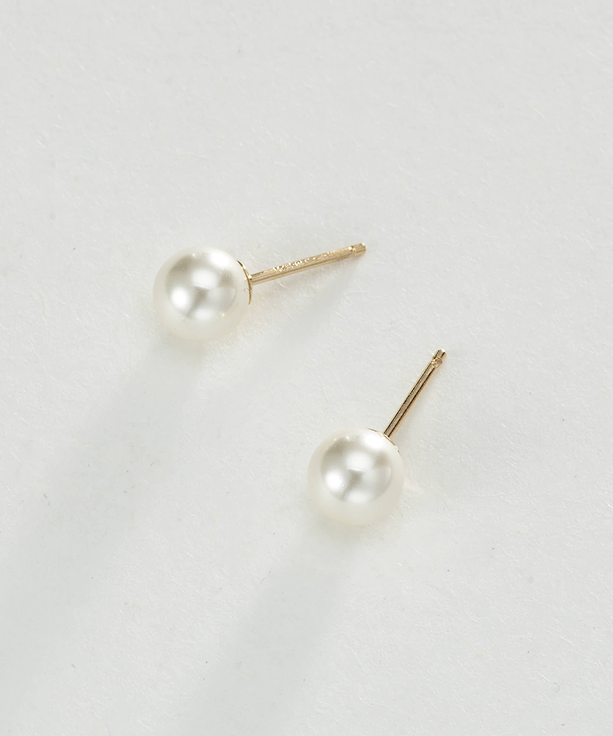 미미제이 🖤주문폭주🖤14K GF 진주 귀걸이 6mm