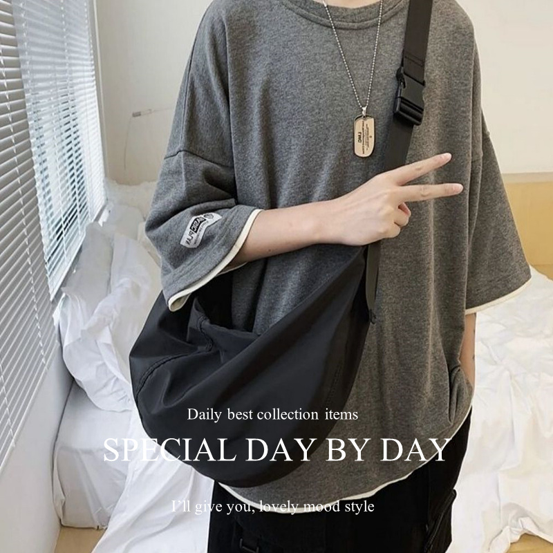 데일리나인 무료배송 Dn9ne 여성 데일리 크로스백 하프문백 캔버스백 학생가방 호보백 여자 가방 캐쥬얼 에코백 캔버스